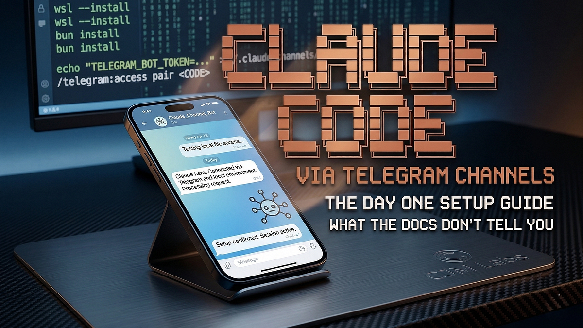 I Set Up Claude Code Channels with Telegram on Day One. Here’s What the ...
