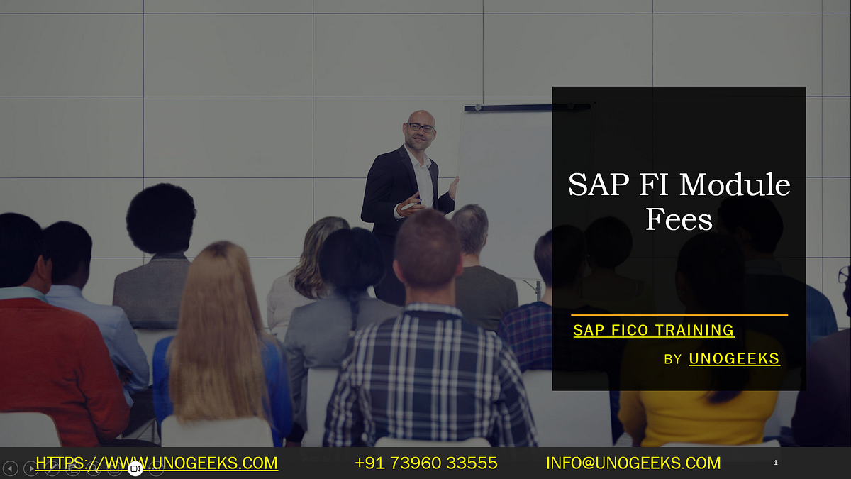 Sap Fi Module Fees Unveiling The Cost Of Sap Fi… By Vijayramraju Apr 2024 Medium