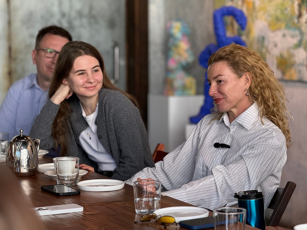Eveline Buchatskiy at the Mission Possible Business Breakfast: Startup Funding Tips | by Mission ...