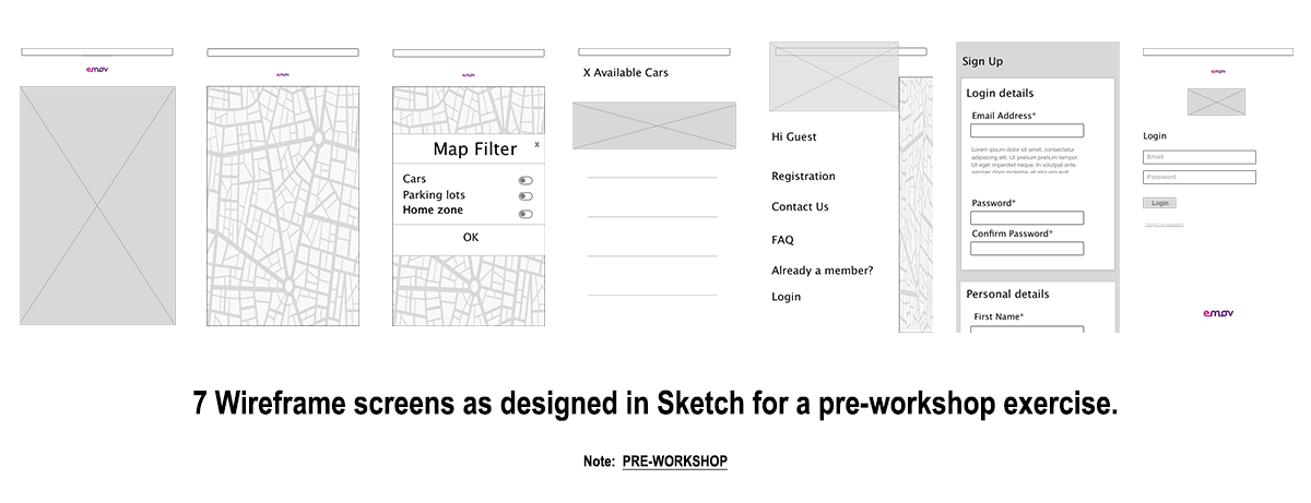 Creating Wireframes in Sketch: Pre-class UX/UI course | by Sherry Andre ...