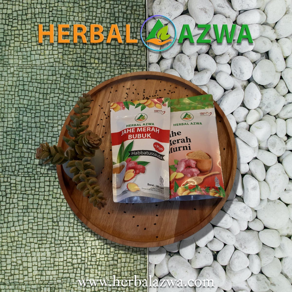 Jahe merah putih Produk Minuman Kesehatan Jahe Merah Herbal Azwa adalah ...