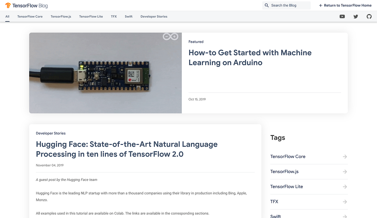 Our blog has moved. Posted by Josh Gordon for the… | by TensorFlow ...
