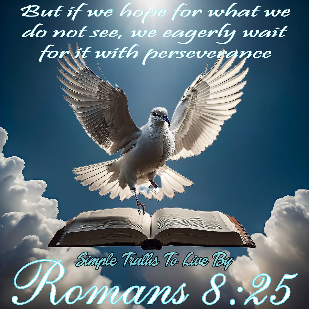 But if we hope for what we do not see, we eagerly wait for it with ...