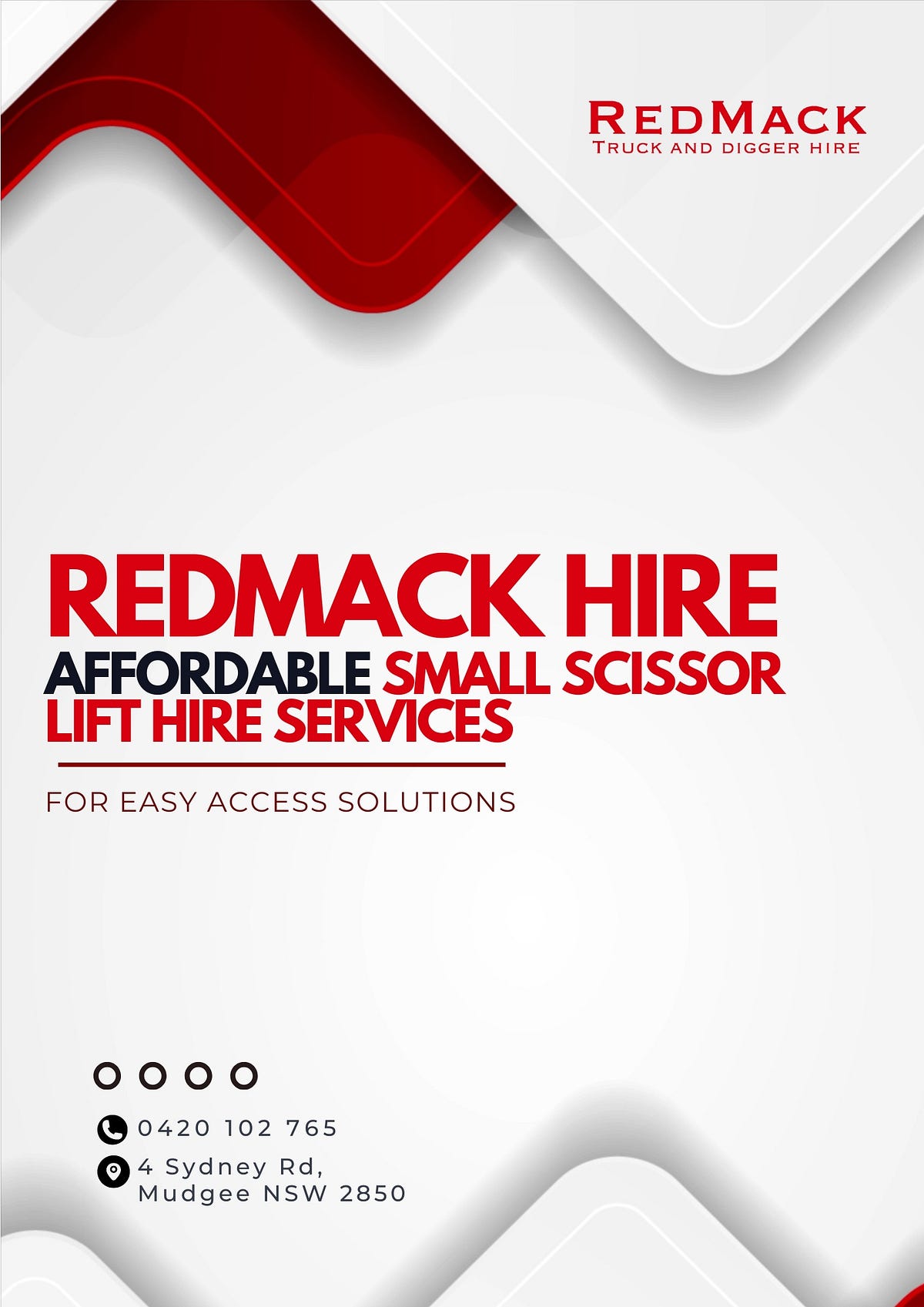 RedMack Hire Affordable Small Scissor Lift Hire Services for Easy ...
