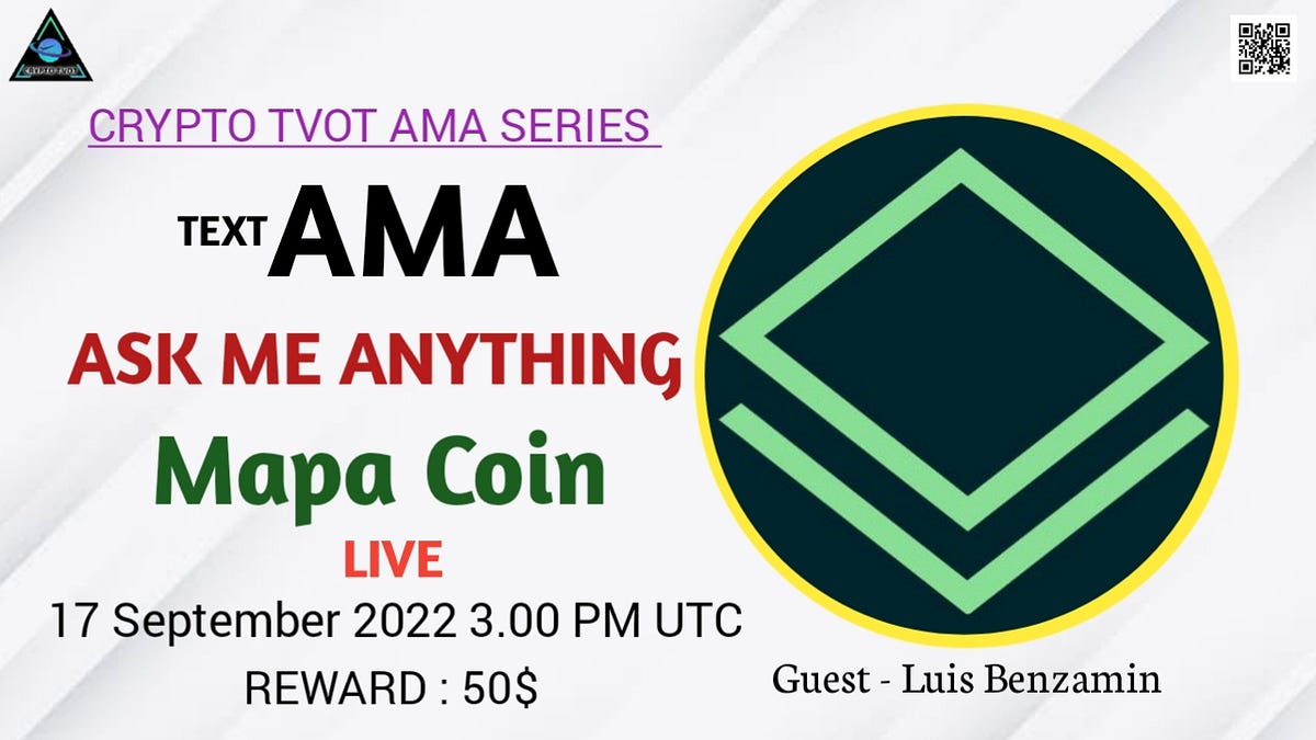 AMA Recap: Crypto TVOT × Mapa Coin | by CRYPTO TVOT COMMUNITY | Medium