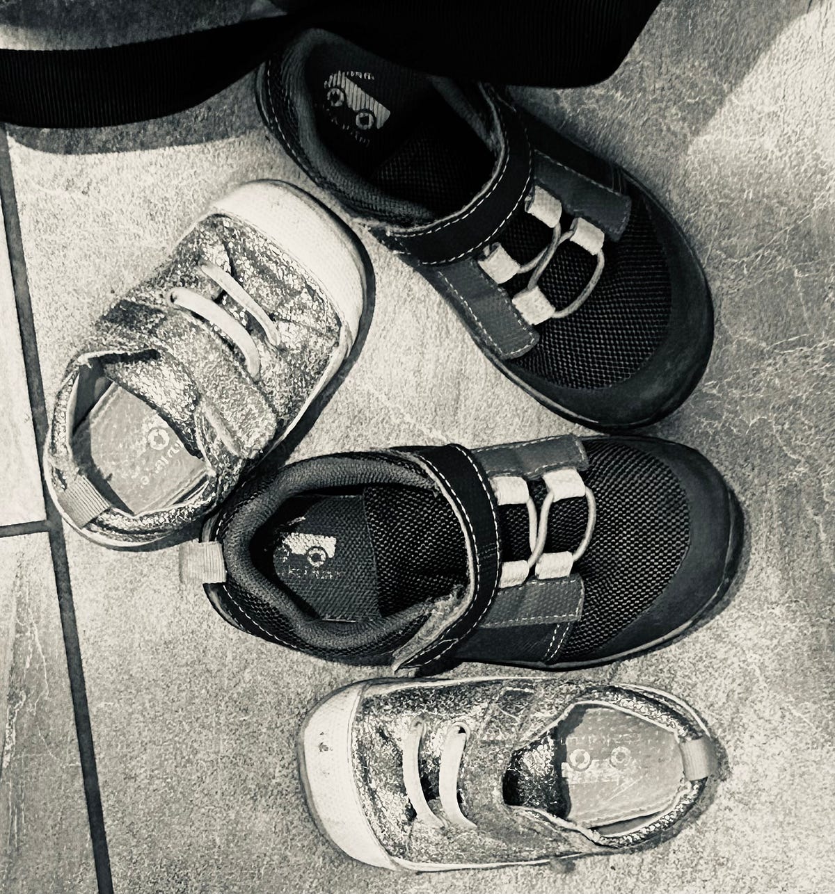 Tiny Shoes and Dancing Feet…. Sparkle and glitter decorated my gray ...