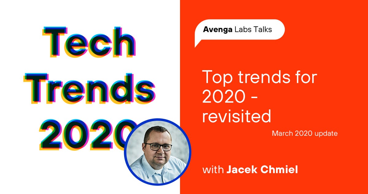 Top trends for 2020 — revisited. Avenga Lab’s predictions on ...