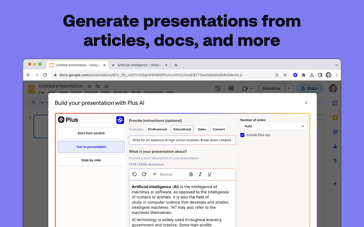Revolutionize Your Presentations and Documents with Plus AI | by ️ ... Revolutionize Your Presentations and Documents with Plus AI | by ️ ...