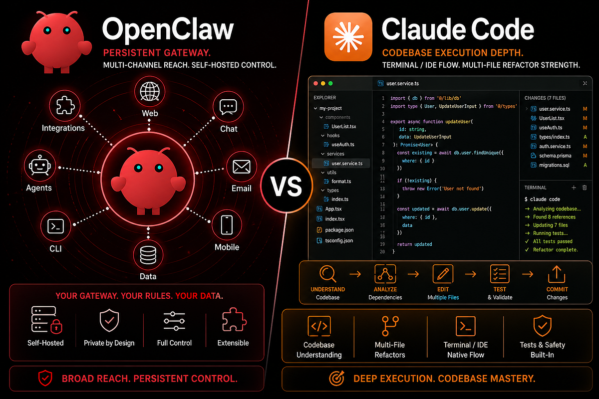 OpenClaw vs Claude Code: Which Agent Layer Are You Actually Choosing ...