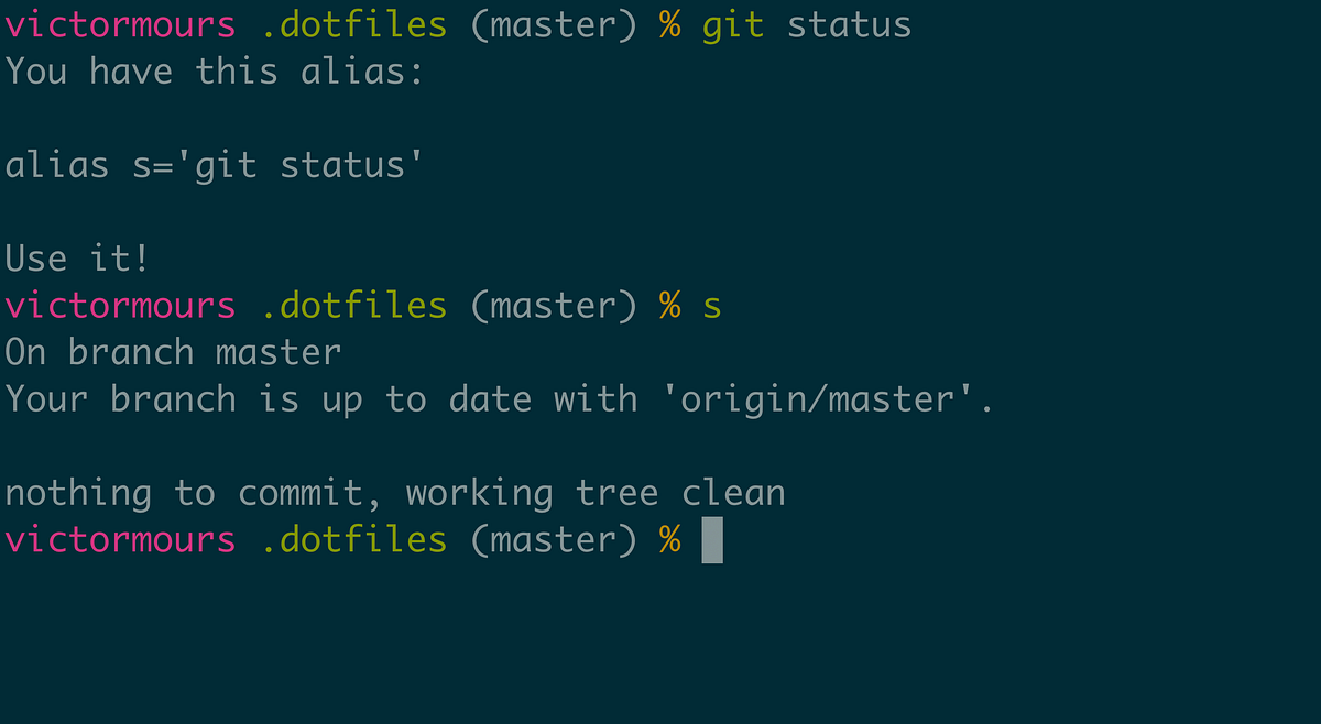 Remembering shell aliases by making them mandatory | by Victor Mours | Dec, 2024 | Medium