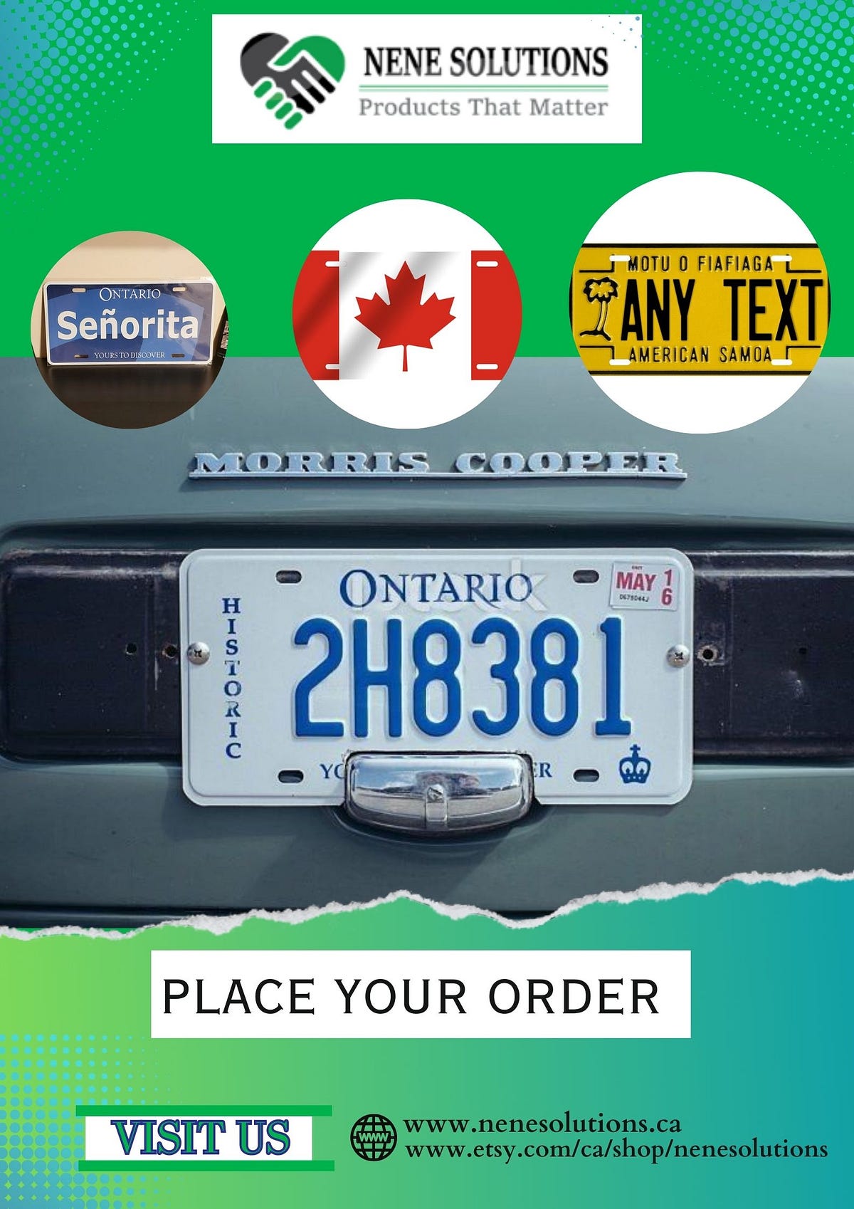 Custom Aluminium License Plates — Nene Solutions - Nenesolutions - Medium