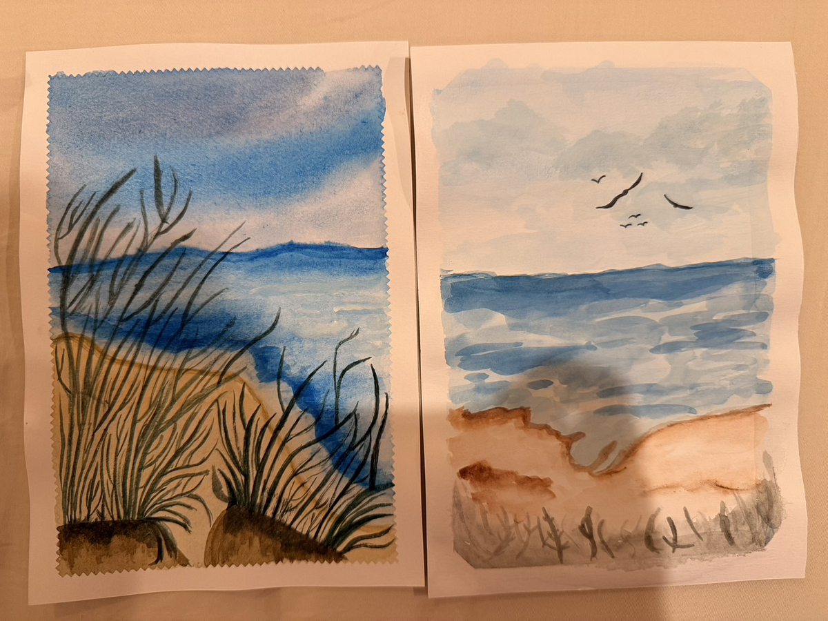 Ocean Color Clash!!!. In this painting, I focused on calm… | by Color ...
