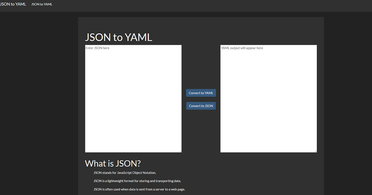 JSON to YAML - liangxjj - Medium