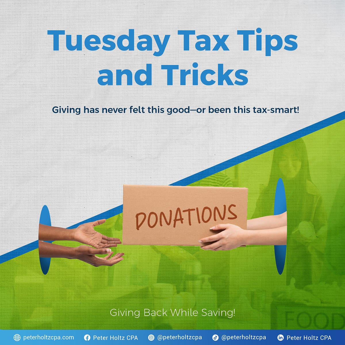 Tuesday Tax Tips: Giving Back While Saving! | by JC Pineda | Oct, 2024 ...