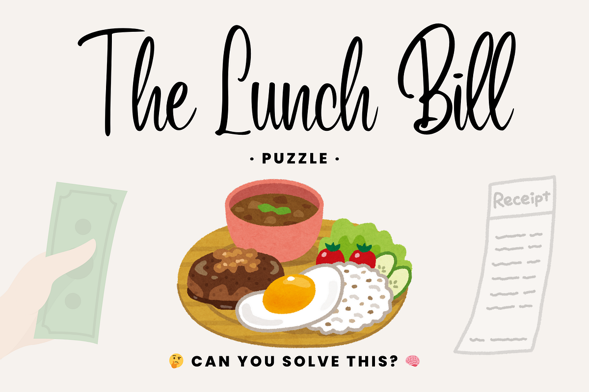 The Bill Settlement Interview Puzzle | Rajul Saxena | Puzzle Sphere