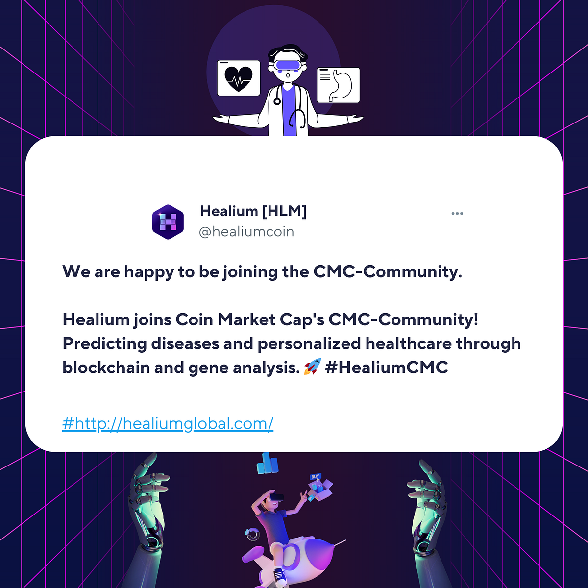 Thrilled to Announce: Healium Joins the CMC-Community, Bridging ...