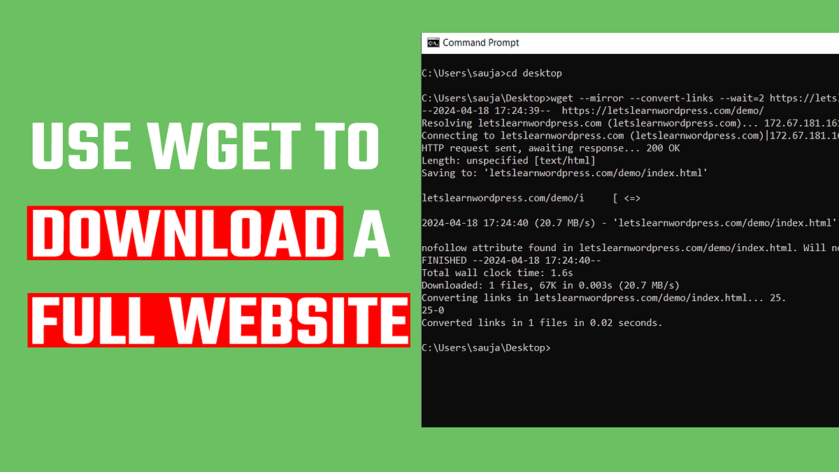 How to Download a Website?. In this article, we will learn how to… | by ...