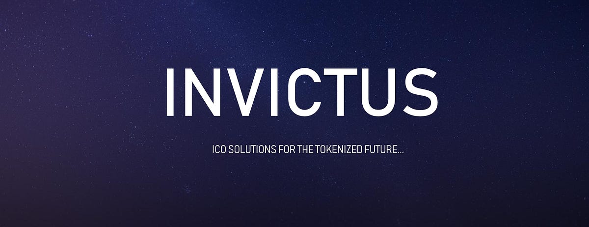 WHAT IS INVICTUS.ICU AND WHY IT’S MUST HAVE OPTION FOR YOUR ICO | by ...