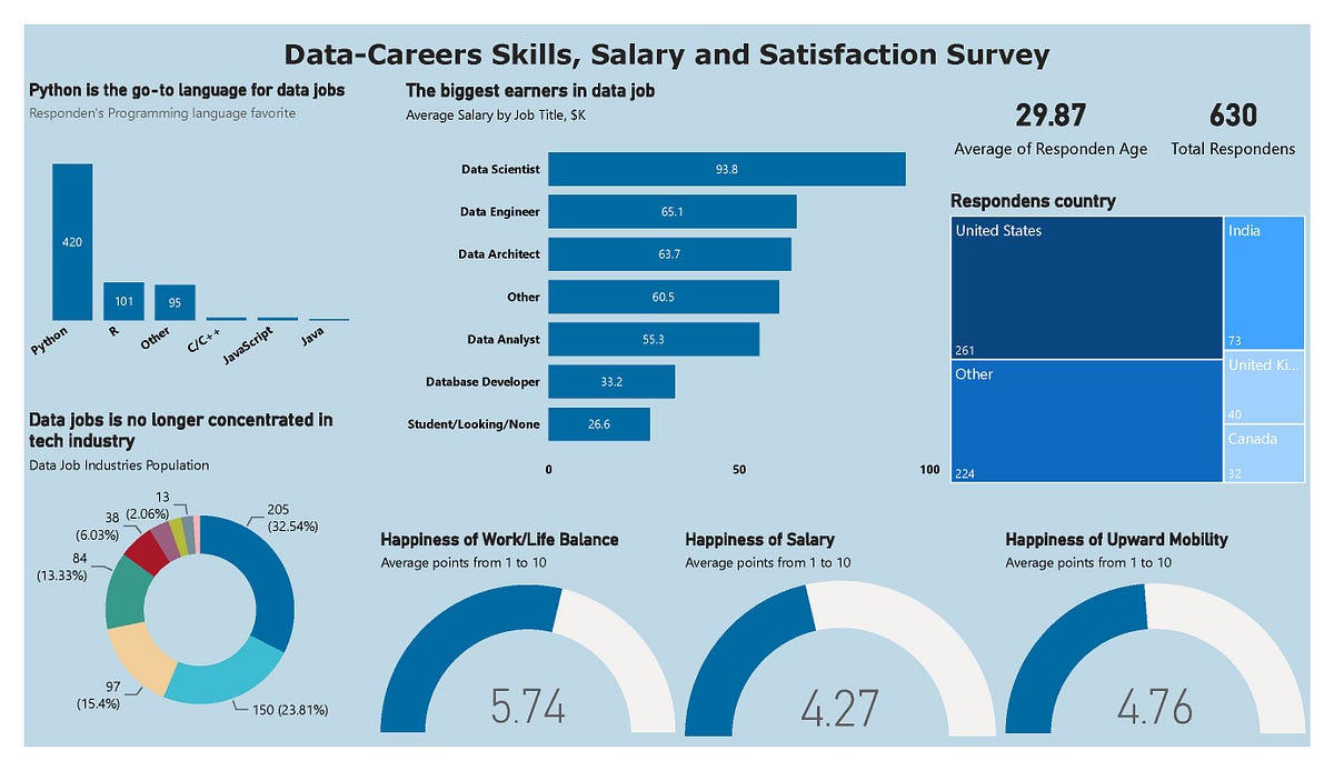 Analyzing Data Professional Survey with Power BI | by Chandra Septian ...