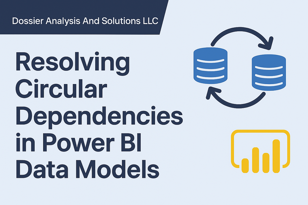 Resolving Circular Dependencies in Power BI Data Models | by Dossier Analysis | Microsoft Power ...