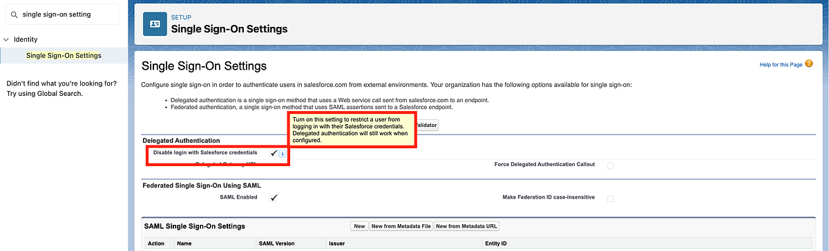 Salesforce — Single Sign On NOT enforced Bug? | by Gordon Hu | Medium