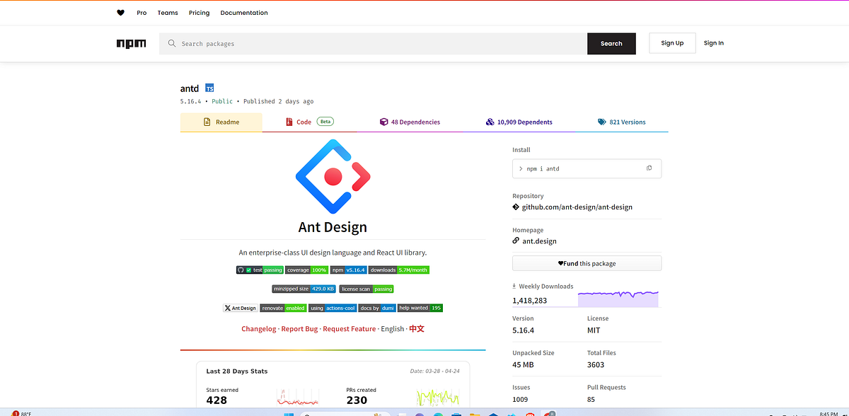 Maximizing React App Performance with a Full-Stack Ant Design Approach | by Ramesh Kannan s | Medium