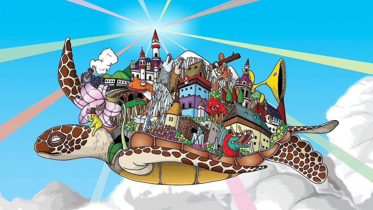 The Turtle that held the World. So I was scrolling Instagram earlier ...