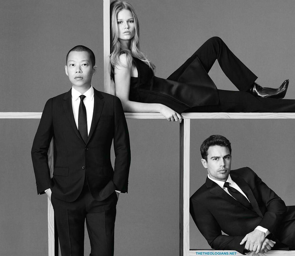 SCANS: Theo James, Anna Ewers, and Hugo Boss’ Jason Wu for Elle US ...
