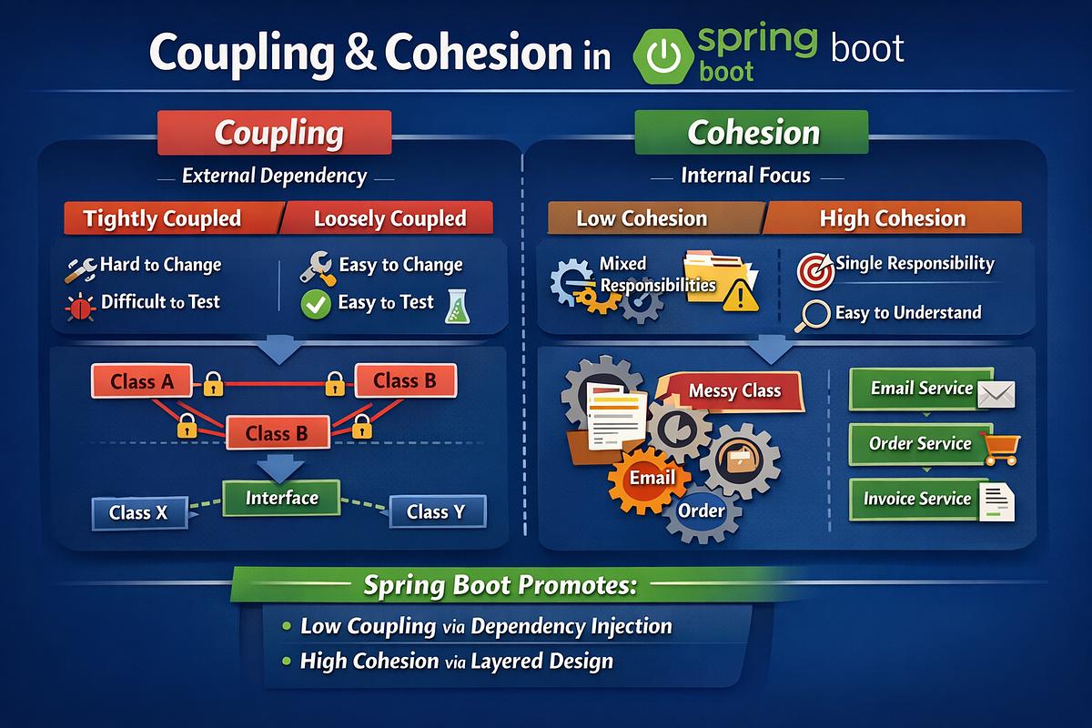 Coupling & Cohesion. Coupling & Cohesion — -> The OOPs… | by Raushan ...