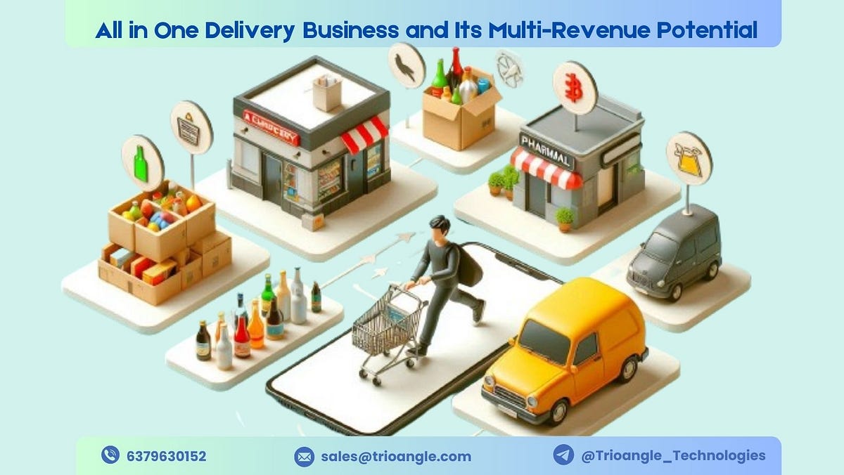 All in One Delivery Business and Its Multi-Revenue Potential | by Merry ...