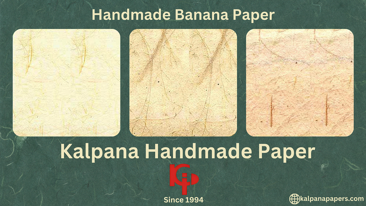 Beyond Recycling: The Transformative Journey of Handmade Banana Paper ...