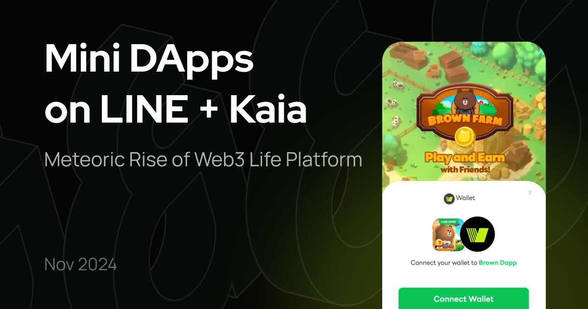 LINE + Kaia의 미니 Dapp: Web3 라이프 플랫폼의 폭발적인 성장 | by Kaia Foundation | Kaia | Medium