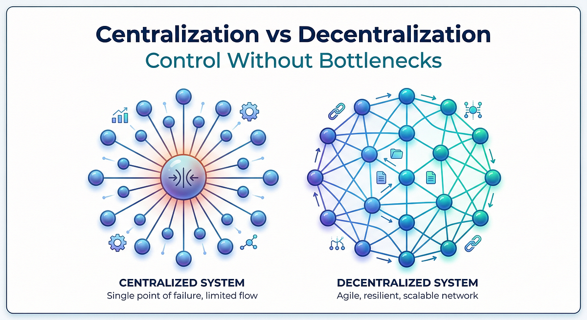 Centralization vs Decentralization: Control Without Bottlenecks | by ...