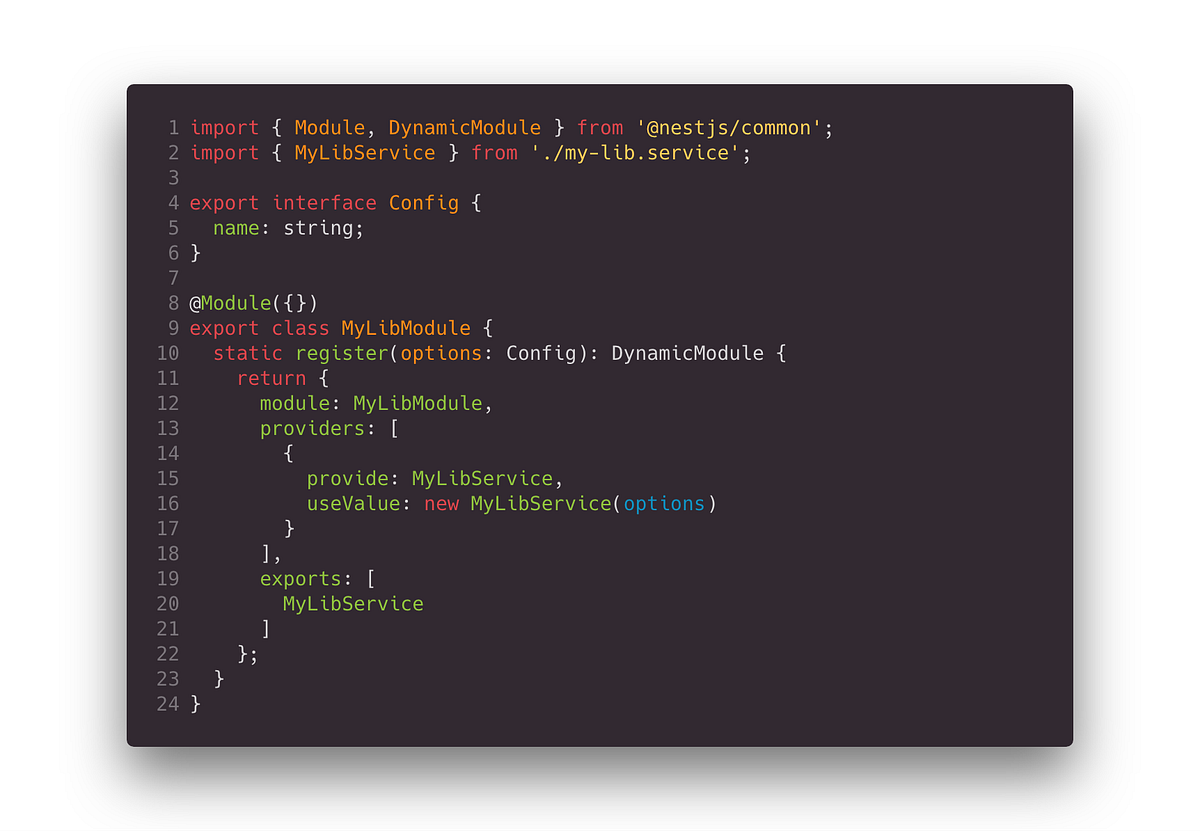 How to pass configuration into your Nest.js modules | by Enzo Volkmann ...