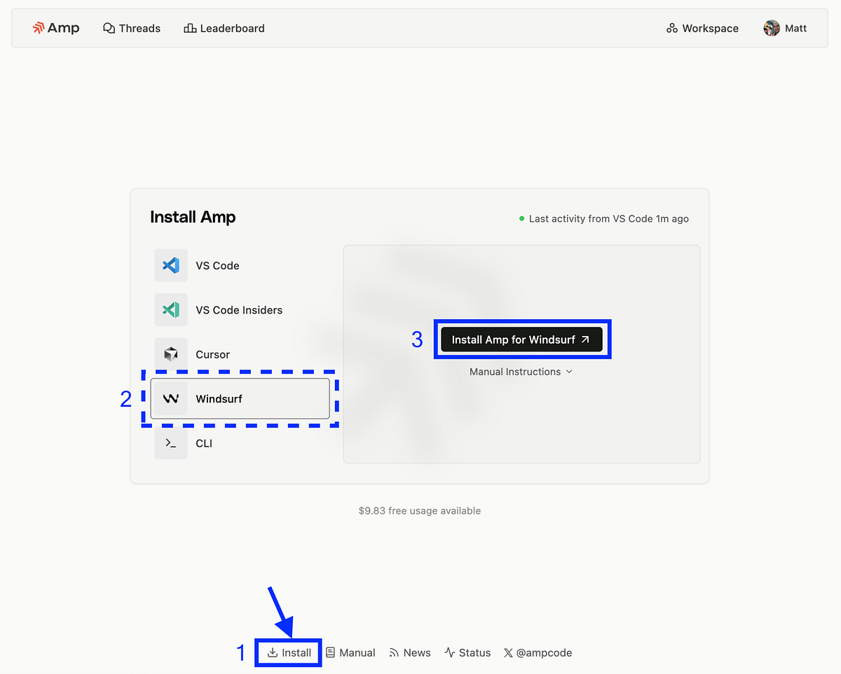 How to Install Amp in Windsurf. When it comes to using Amp, there are ...