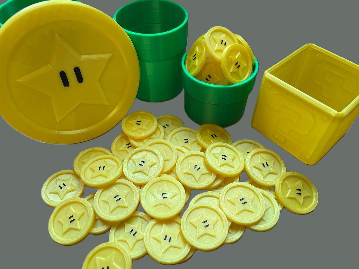 Super Mario Star Coin — School — Birthday — First Day of School ...