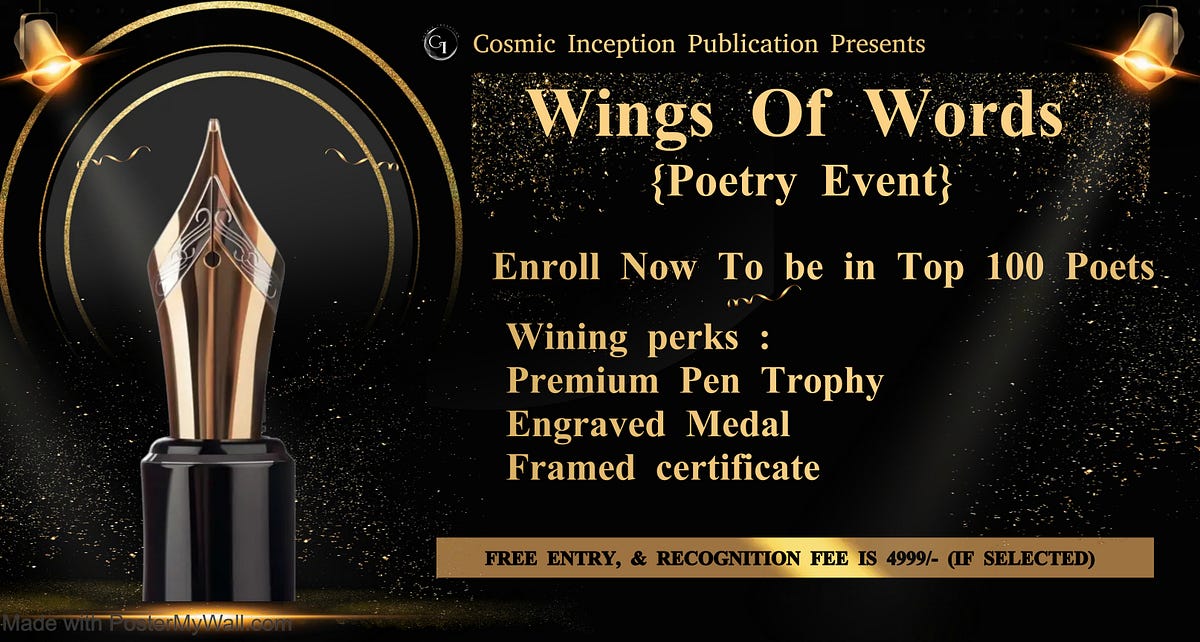 Wings of words : Poetry Event. Wings of Words : Poetry Event Organize ...