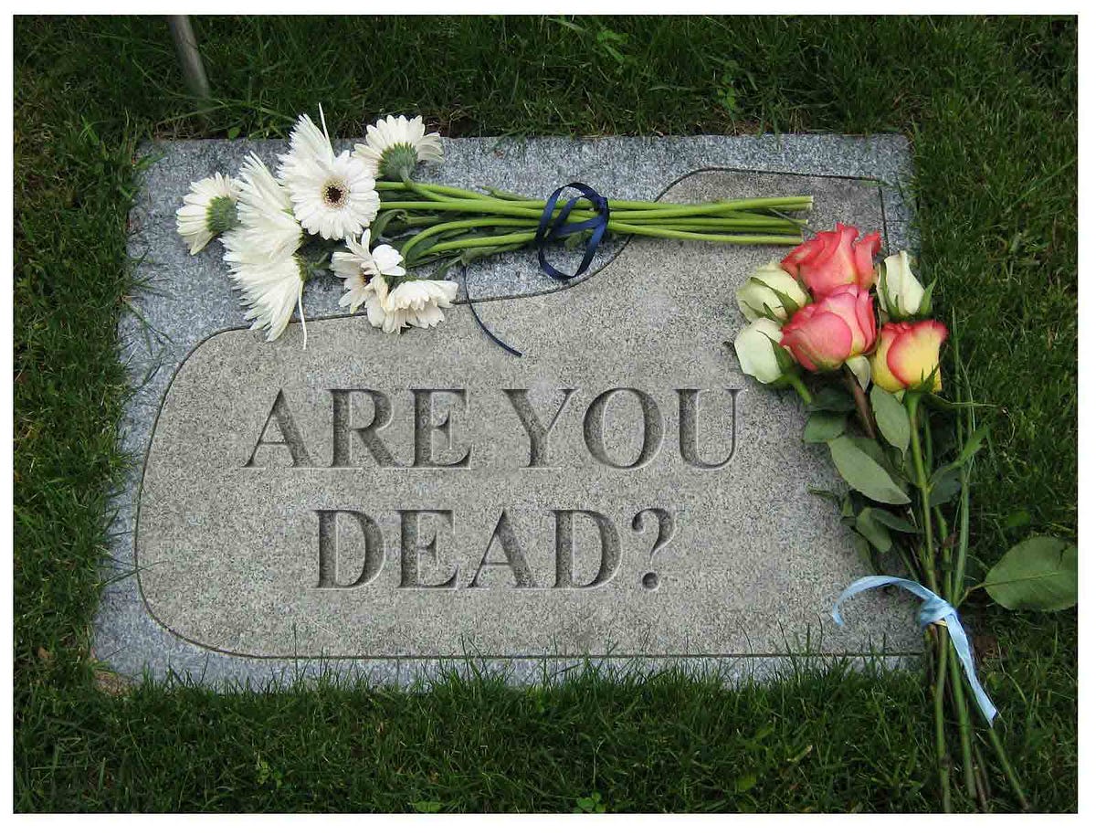 Are you dead?. Sometimes the things people do are way… | by Fred ...