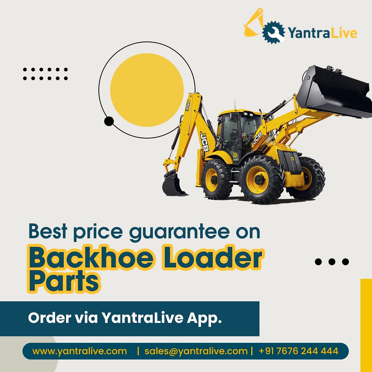 Effortless Backhoe Loader Maintenance with YantraLive’s App! - Kson - Medium
