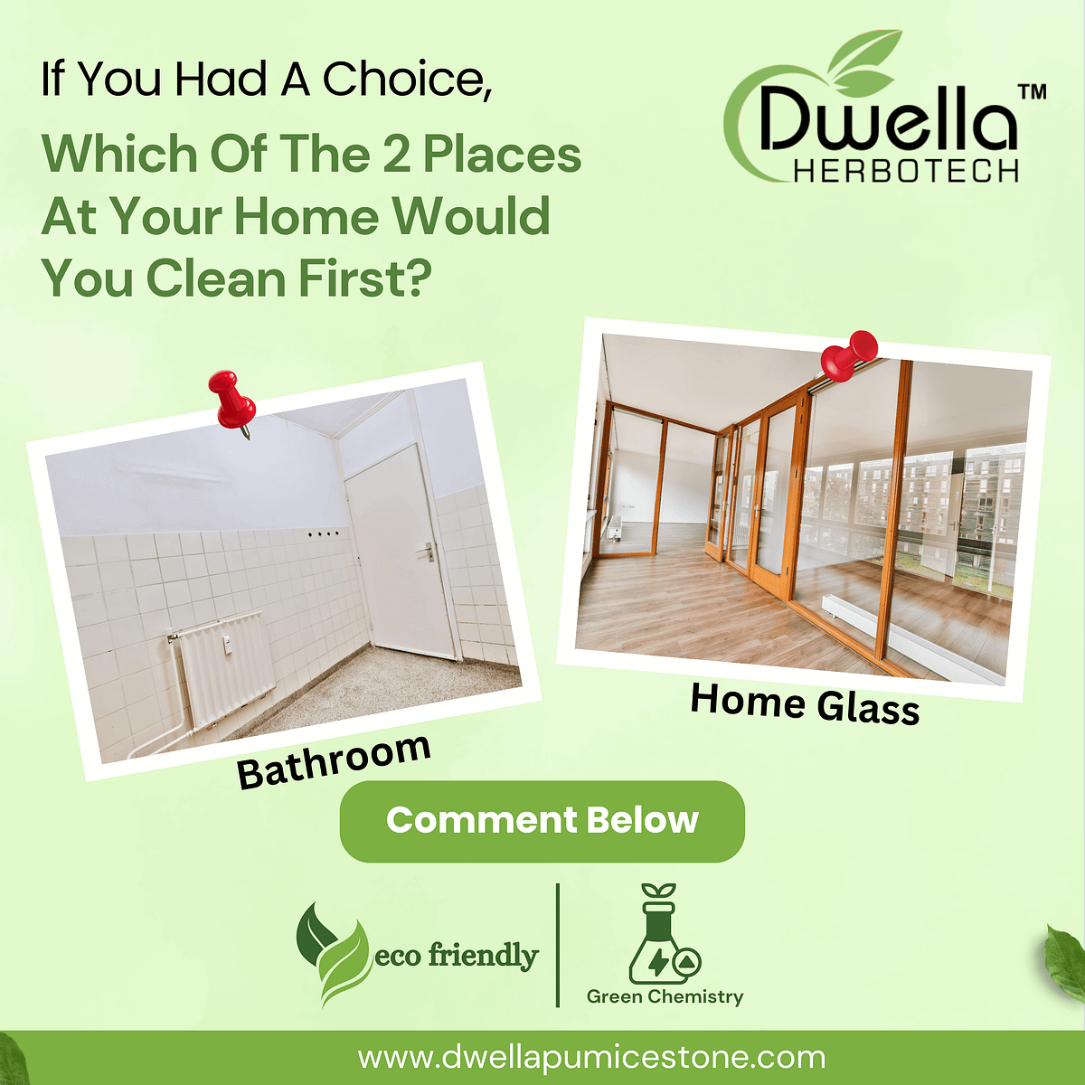 Pumice Stone Toilet Cleaner - Dwella Herbotech - Medium