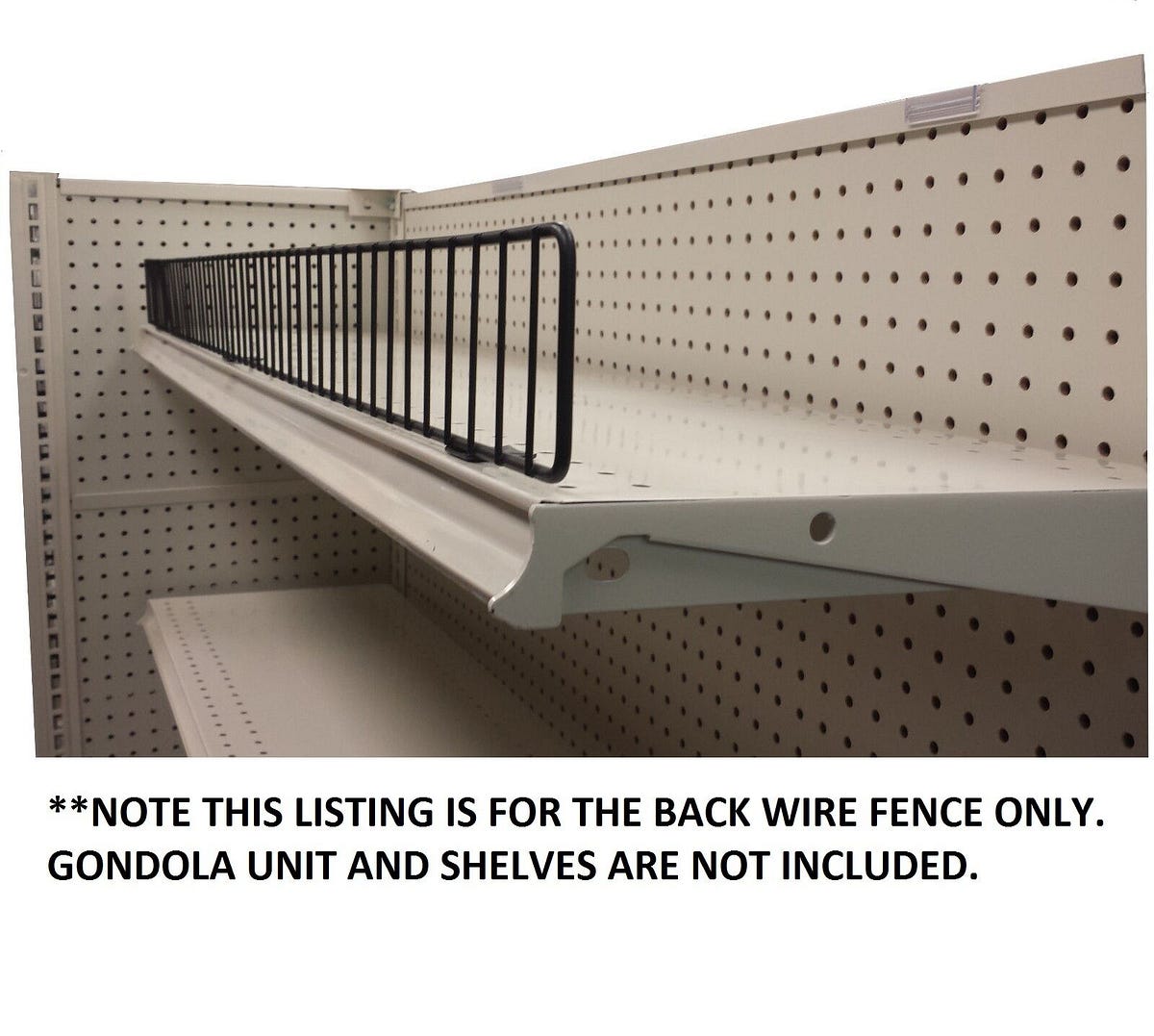Wire Gondola Shelving | Gondola Shelving Fence | Call us at (800) 619 ...