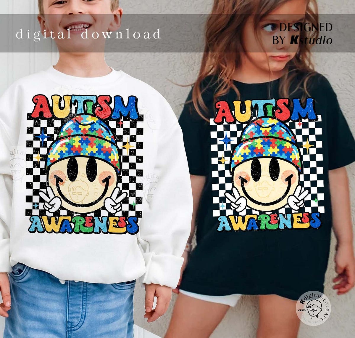Cute Autism Awareness Png Design, Autism Shirt Design For Boy Girl ...