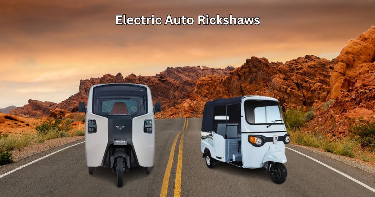 Electric Auto Rickshaws: Leading the Charge for a Greener Tomorrow | by ...