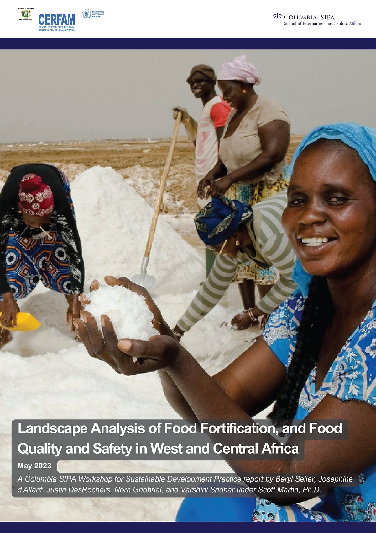 Columbia University and CERFAM map food fortification and food safety ...