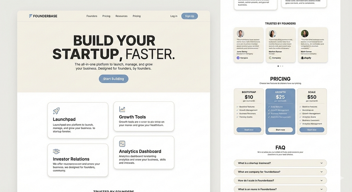 Professional UI/UX Designs — How I Design Minimal, Modern Web Pages ...