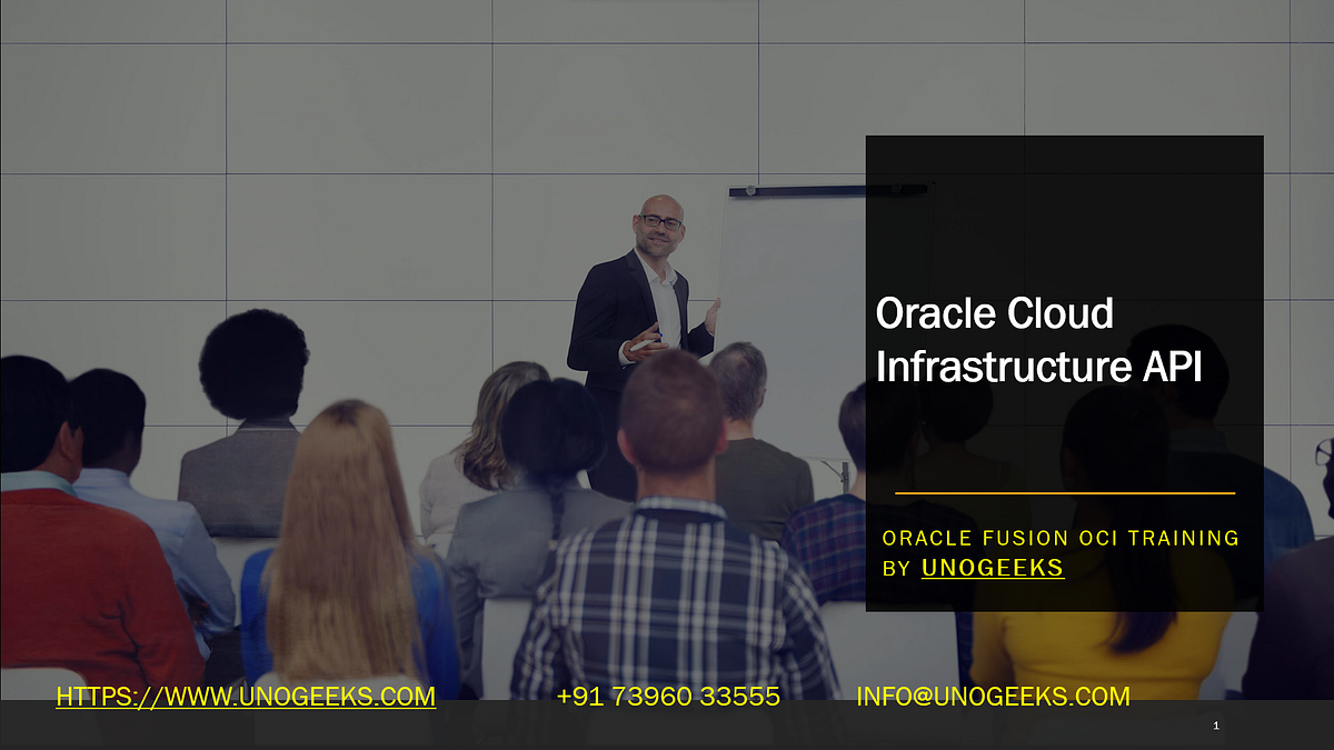 Oracle Cloud Infrastructure Api Oracle Cloud Infrastructure Oci … By Shiva Yarlagadda Sep