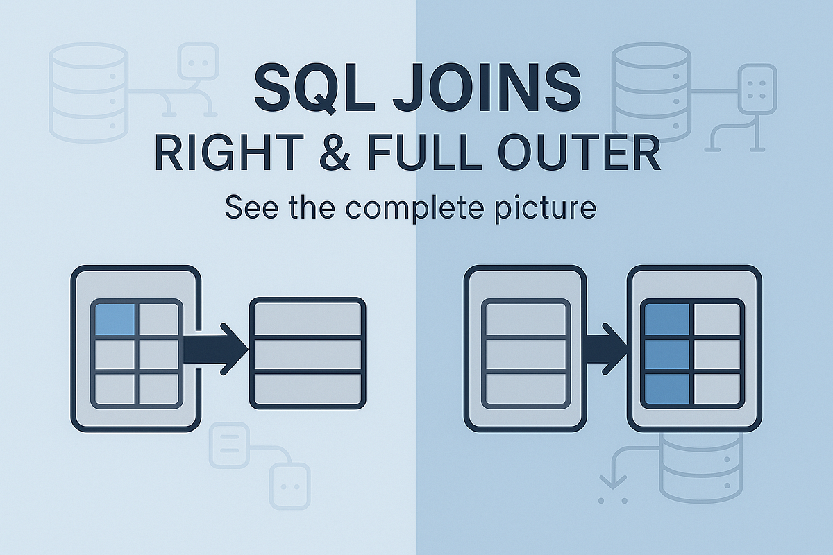 SQL Chapter 6 : Completing the Join Family | by Rahul Mishra(AI ...