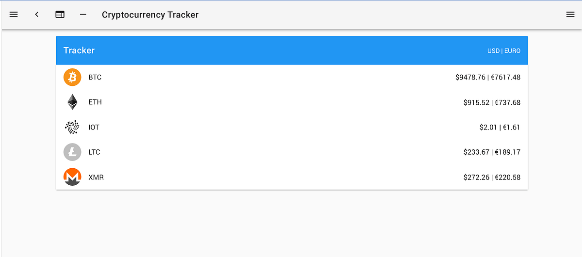 Build a Cryptocurrency Tracker with Vue.js | by Kingsley Solomon | eliteng | Medium