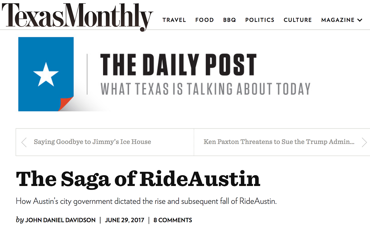 The Austin Ride-Hail Chronicles: A RideAustin Followup (UPDATED) | by ...