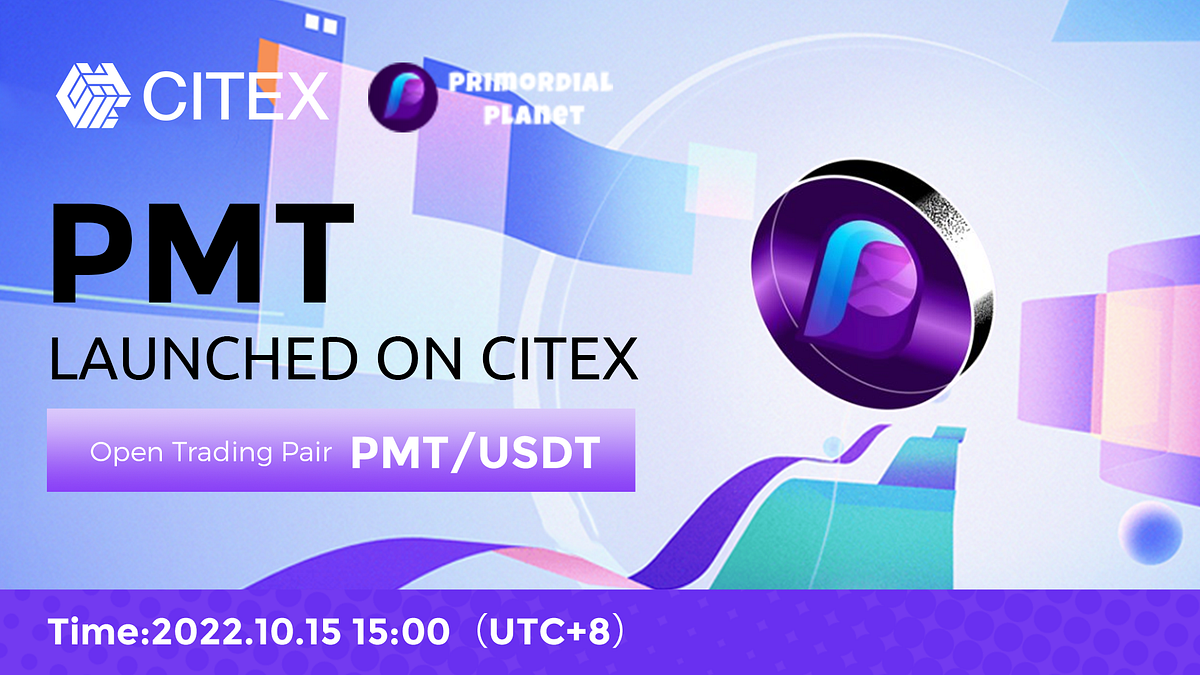 Announcement on CITEX Listing PMT (Primordial planet coin) | by CITEX | Medium